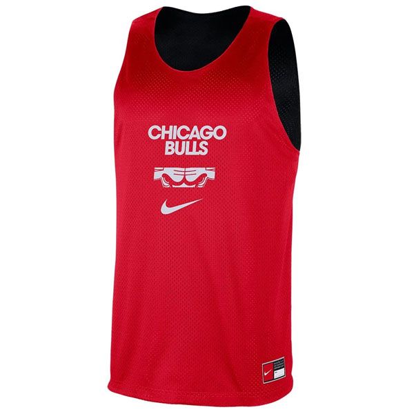 NBA CHICAGO BULLS COURTSIDEMESH PRACTICE JERSEY 'BLACK/RED'