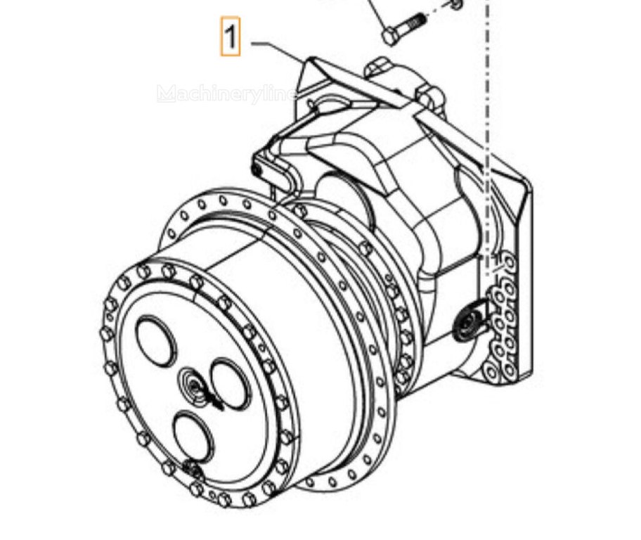 Case 84389282 rotacioni prenosnik za Case 1650L buldožera