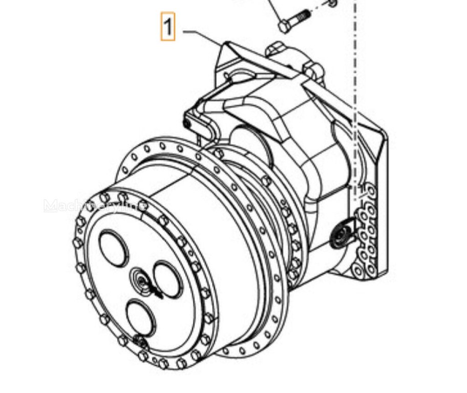 Case 47466861 rotacioni prenosnik za Case 1650L buldožera
