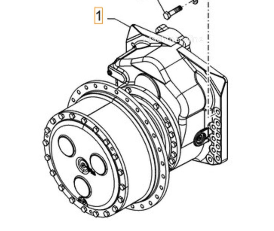 Case 51592915 rotacioni prenosnik za Case 1150KSERIES3 1150MLT 1150MWT 1150MWT/LGP 1650L 1650MWT/LGP 1650MXLT buldožera