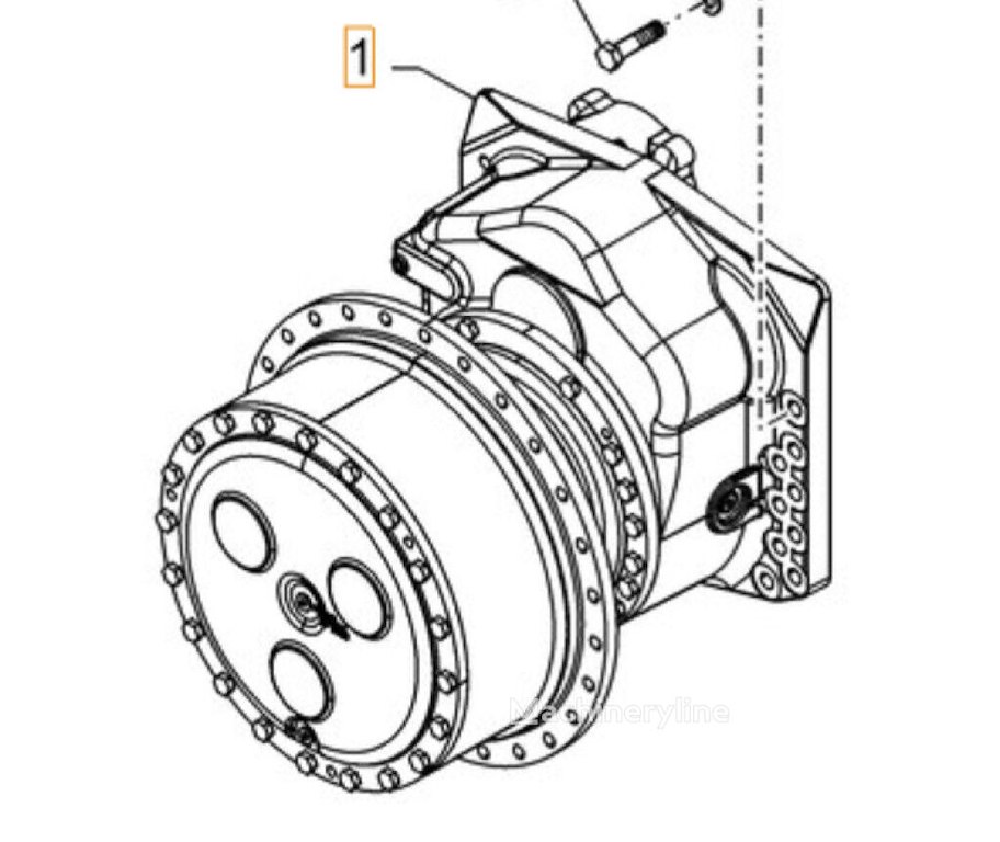 Case 47691756 krajnji pogon za Case 1150KSERIES3 buldožera