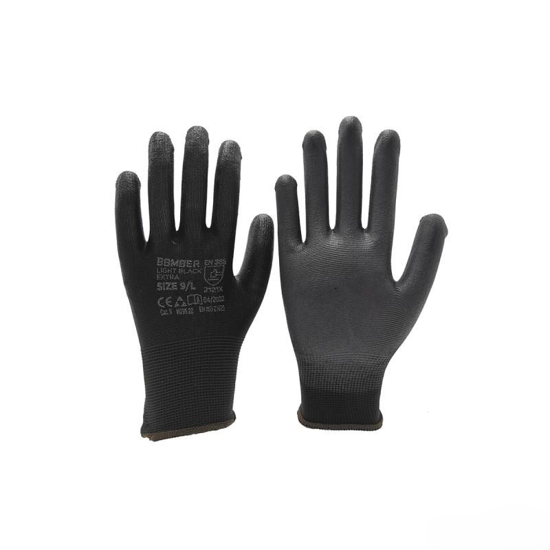 Rukavice Bomber Light Black 9 extra