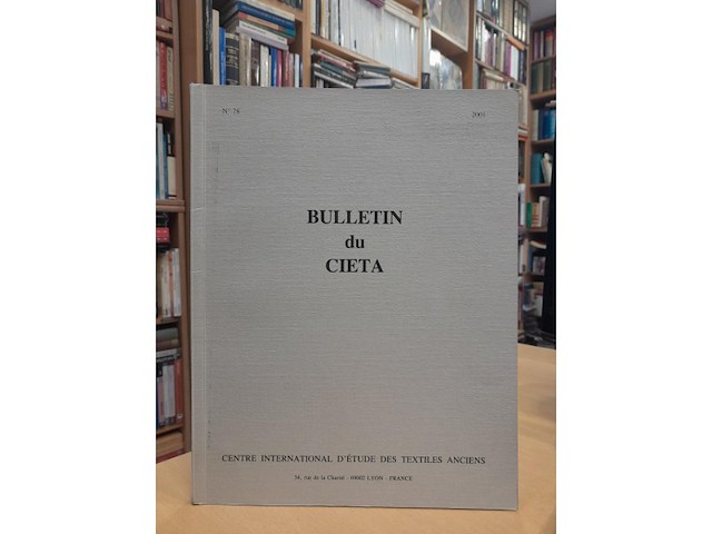 BULLETIN DU CIETA - No 78, 2001