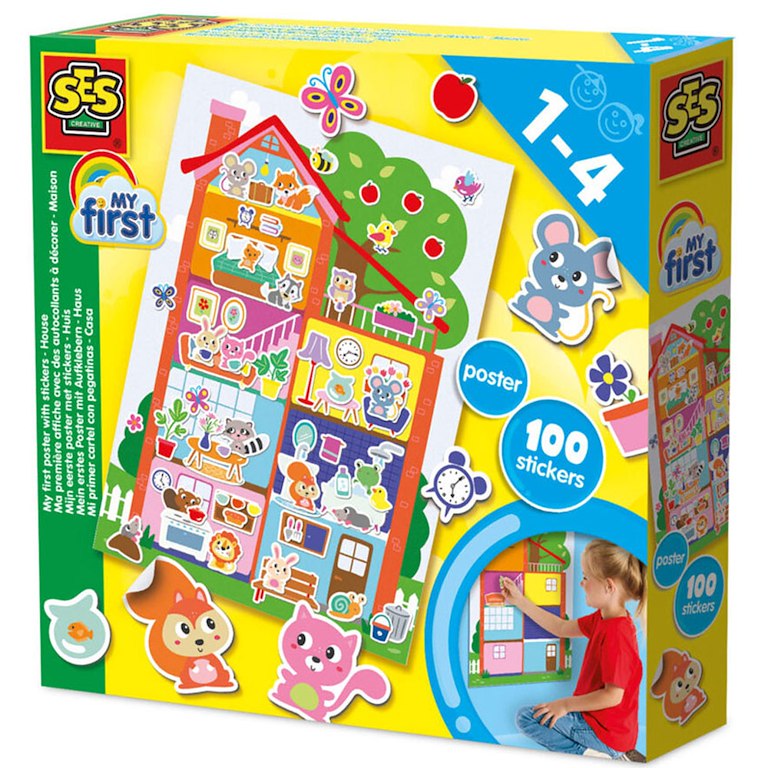 Ses Creative Set moja kuća sa stikerima