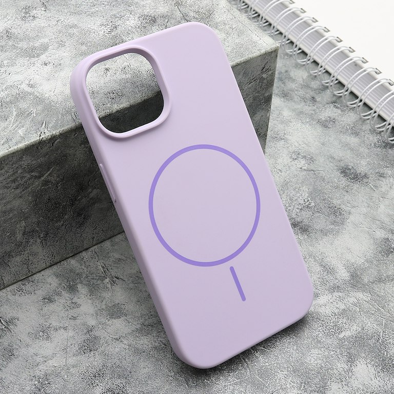 Zastitna maska (futrola) FLEX MagSafe - iPhone 15 ljubicasta (MS)