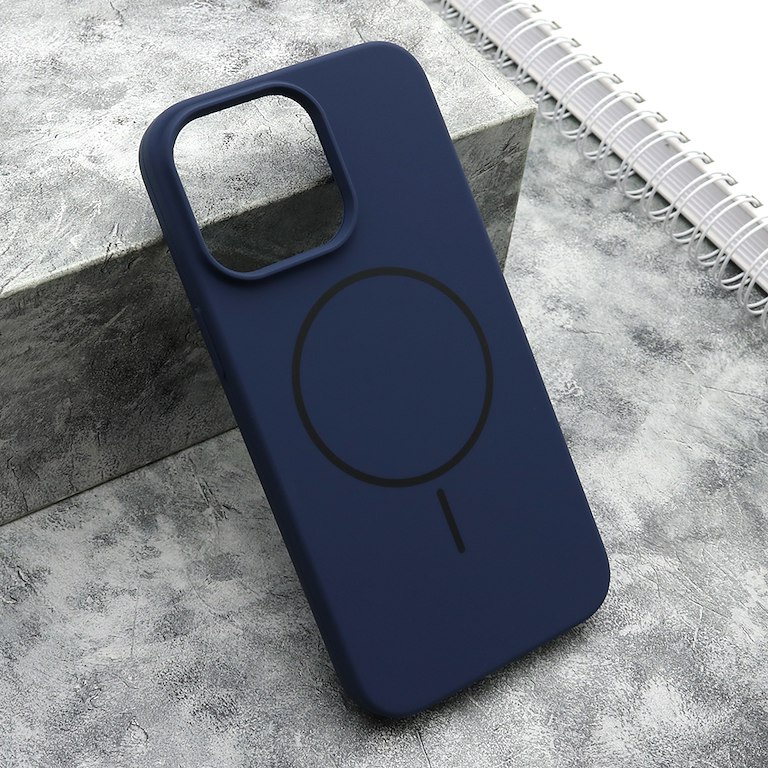 Zastitna maska (futrola) FLEX MagSafe - iPhone 15 Pro Max (6.7) plava (MS)