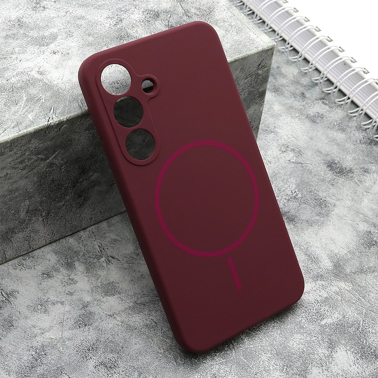 Zastitna maska (futrola) FLEX MagSafe - Samsung S931 Galaxy S25 5G bordo (MS)
