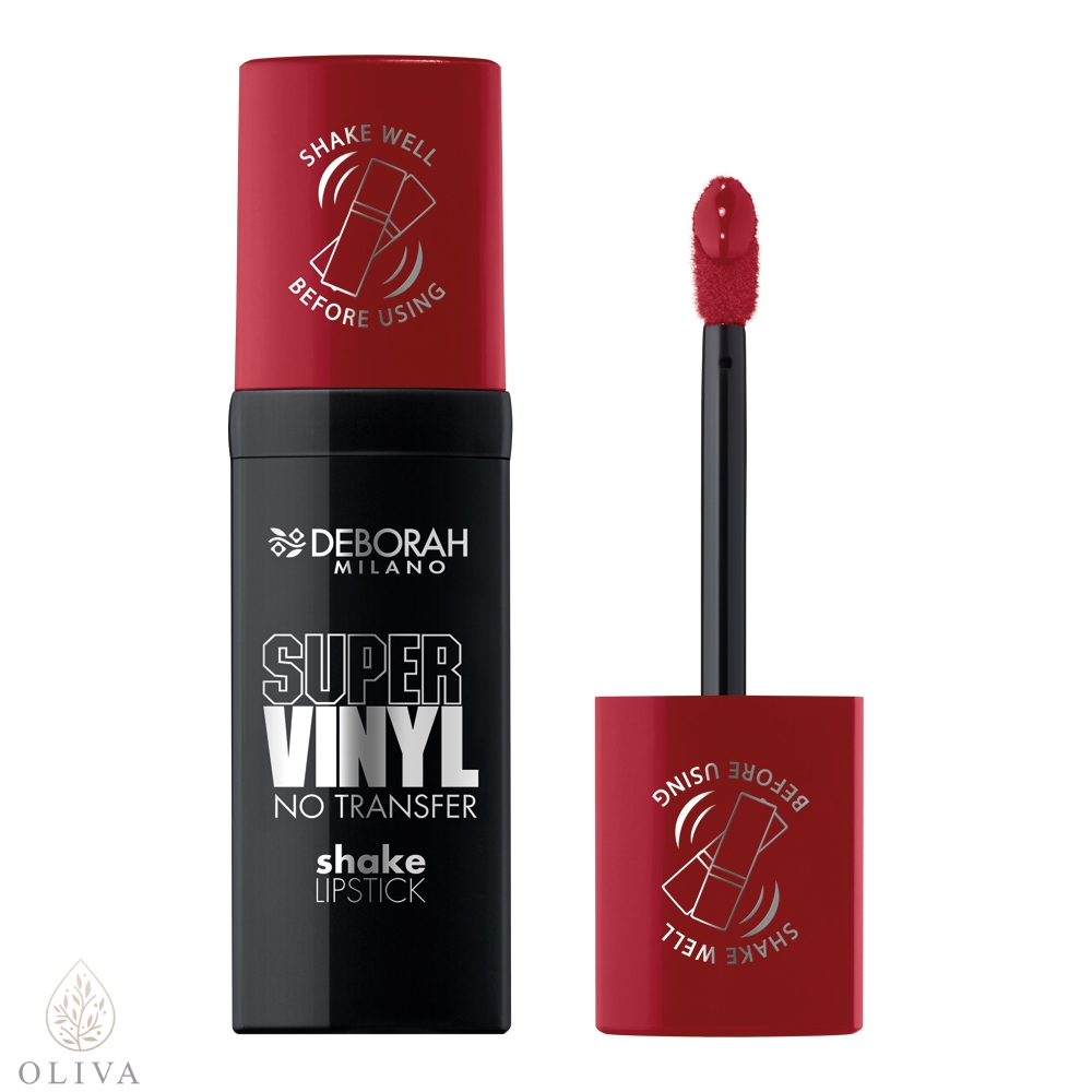 DEBORAH SUPER VINYL NO TRANSFER RUŽ ZA USNE 05 RUBY RED