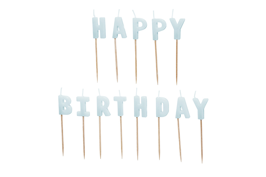 Svećice Happy Birthday – 13 kom
