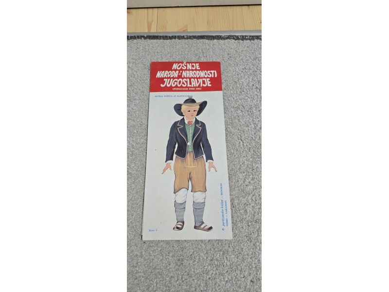 Nošnje naroda i narodnosti Jugoslavije - Slovenija