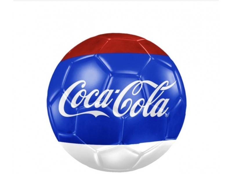 Fudbalska lopta Coca- cola
