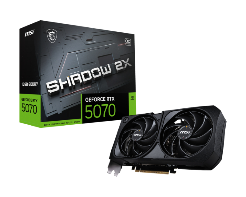 MSI nvidia RTX 5070 12G 192bit GeForce RTX 5070 12G SHADOW 2X OC grafička karta
