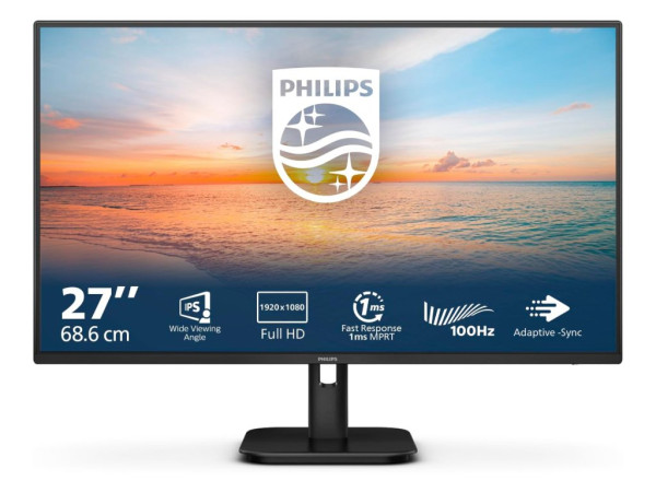 Monitor PHILIPS 27E1N1100A/00 27''/IPS/1920x1080/100Hz/1ms MPRT/VGA,HDMI/VESA/crna (27E1N1100A/00)