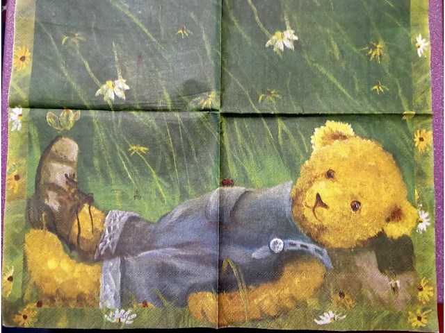 Salveta sa jednom velikom slikom 33 x 33