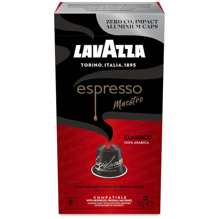 Lavazza Classico 10/1 | "Nespresso®" Kompatibilne Kapsule