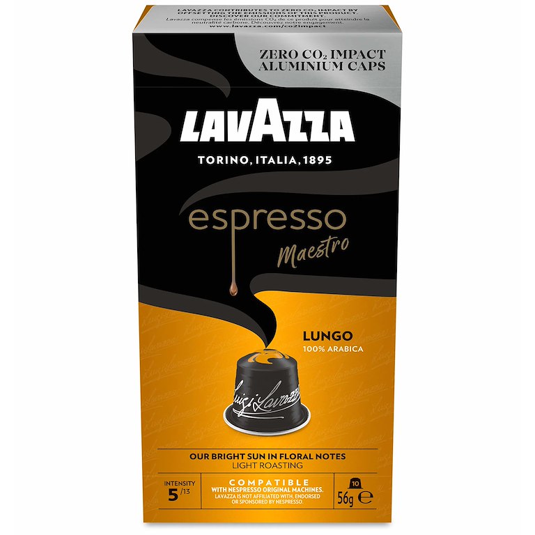 Lavazza Lungo 10/1 | "Nespresso®" Kompatibilne Kapsule