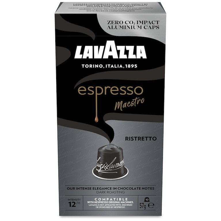 Lavazza Ristretto 10/1 | "Nespresso®" Kompatibilne Kapsule