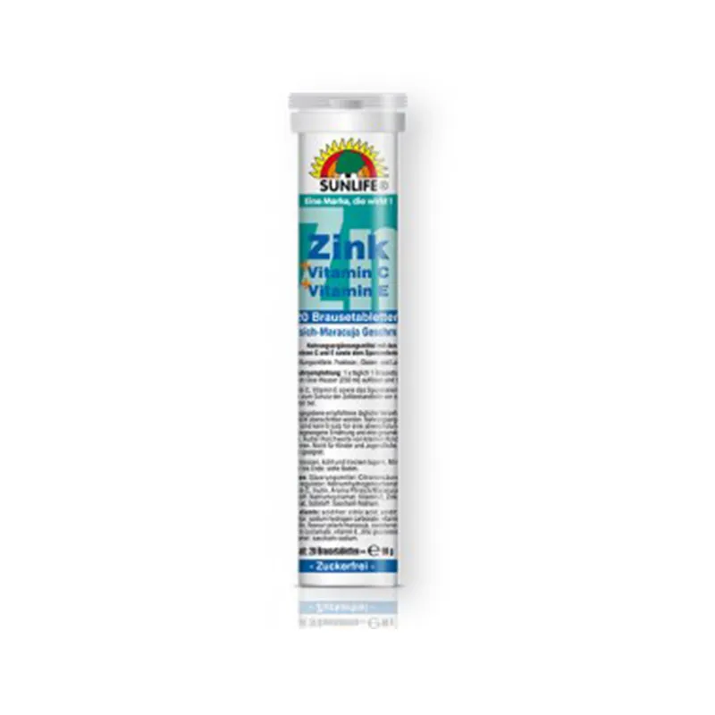 Sunlife Cink + Vitamin C + Vitamin E šumeće tablete