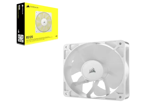 Ventilator CORSAIR RS120120mmsingle packbela ( CO-9050192-WW )