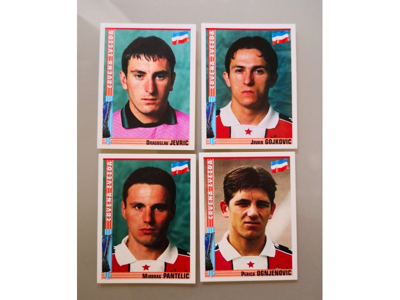 CRVENA ZVEZDA Full set - Panini EUROFOOTBALL 98-99!