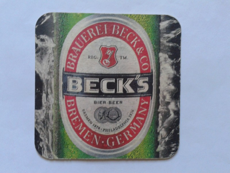 Podmetac-BECKS-Retko-Novo Nekorisceno
