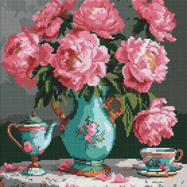 Diamond Mosaic Buket 40x50cm