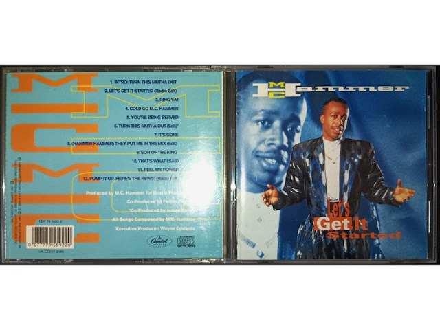 Mc Hammer-Let s Get it Started Made in UK CD (1991)
