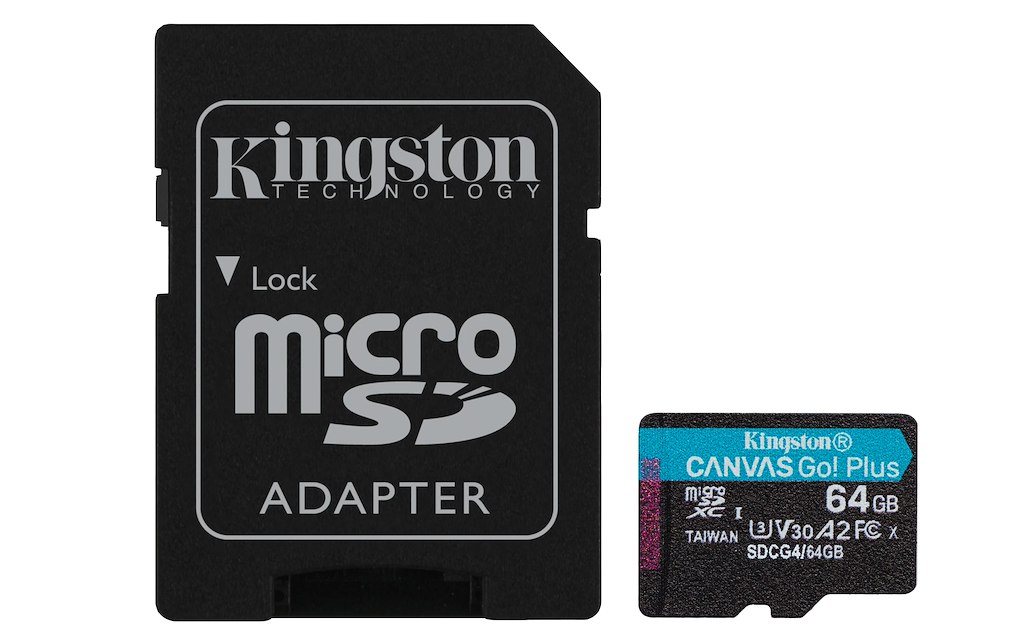 Kingston  64GB Canvas Go Plus (SDCG4/64GB) memorijska kartica microSDXC+adapter