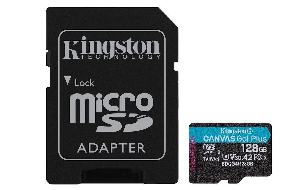 Kingston 128GB Canvas Go Plus (SDCG4/128GB) memorijska kartica microSDXC+adapter