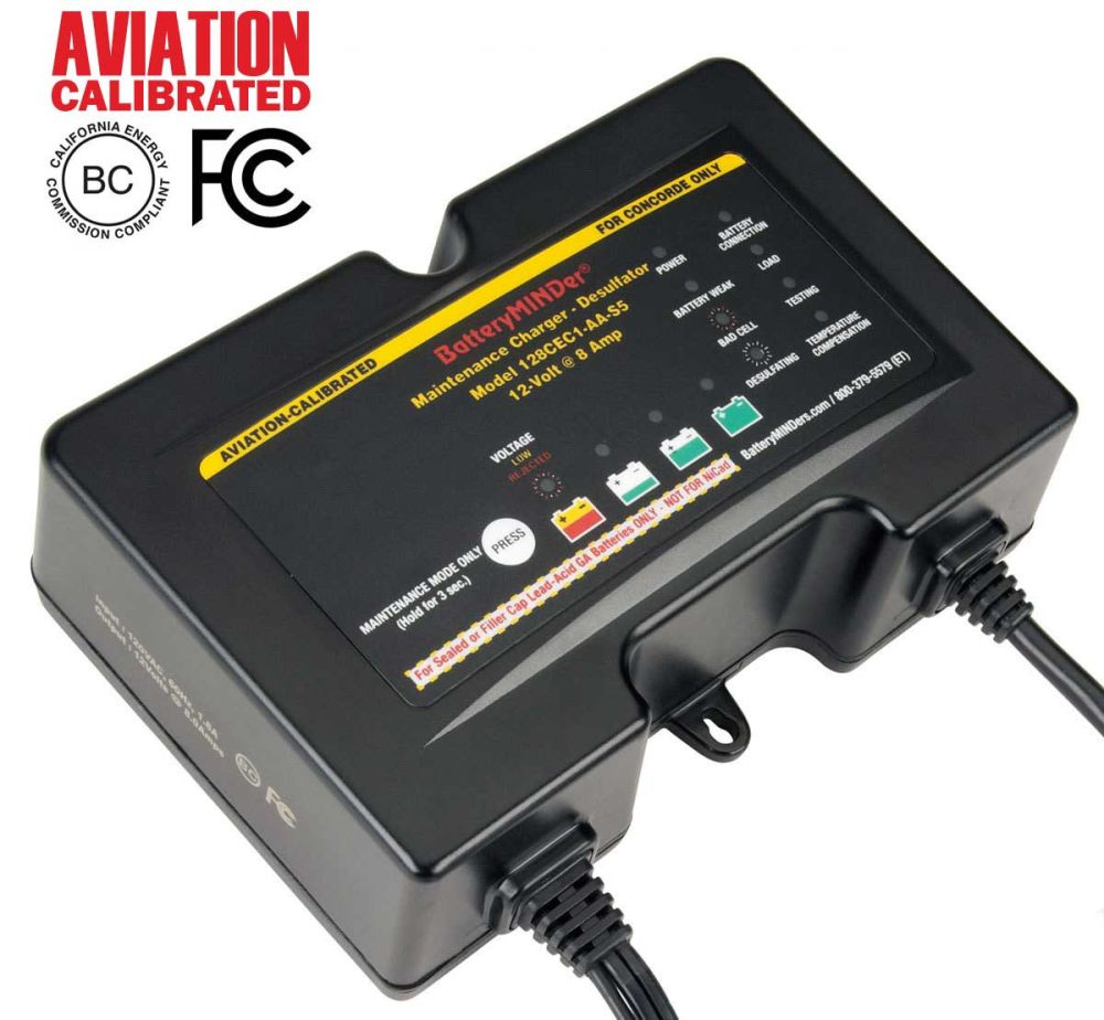 BatteryMINDer - 12V - Concorde Battery Charger - 110V