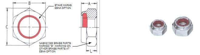 NUT - MS20364-1018 - Alternative for MS21245L10