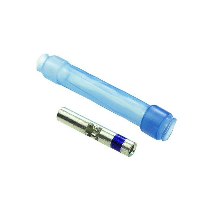 TE - M81824/1-2 - Butt Splice - Blue - AWG 20-16
