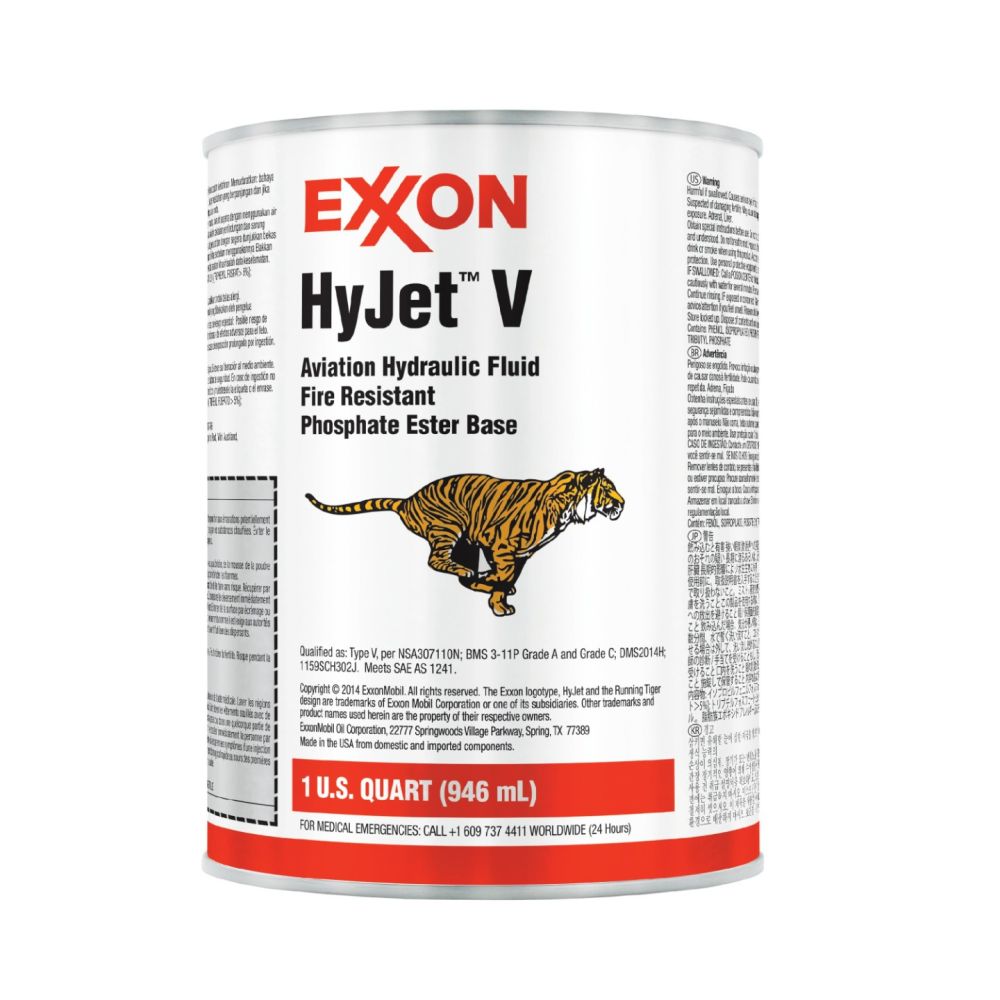 ExxonMobil - HyJet V - Hydraulic Fluid - 1 USQ