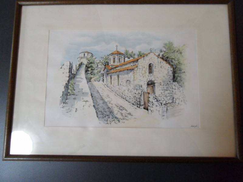 Grafika - CRKVA RUŽICA