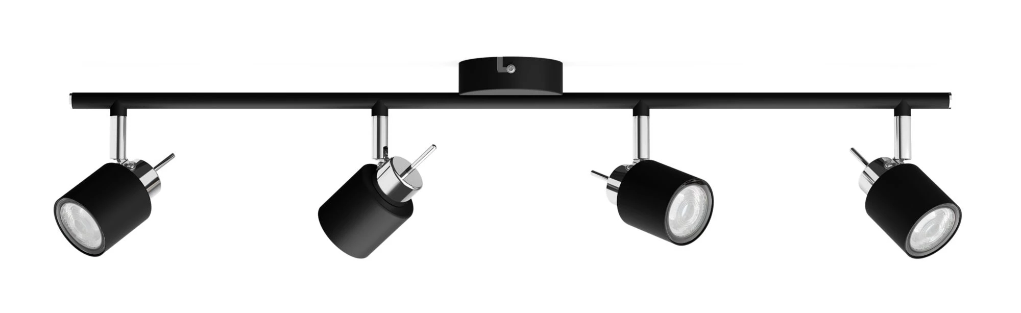 Philips Meranti crno spot svetlo GU10 4x35W