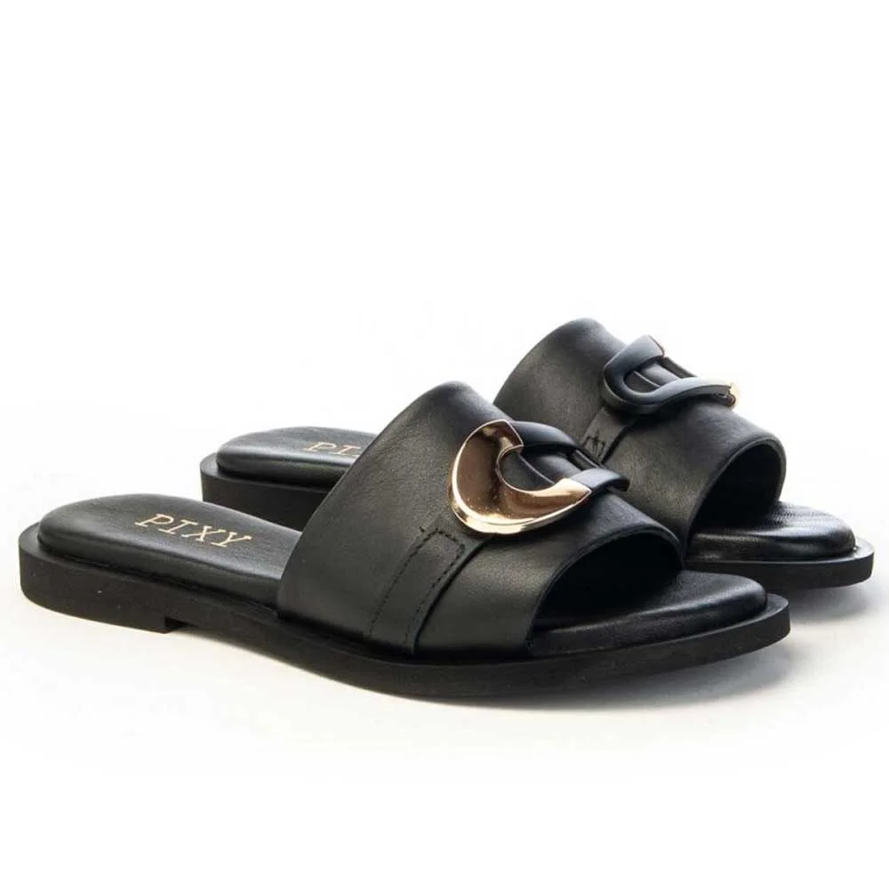 PIXY SANDAL – 583509-PIXY-BLACK NAPA