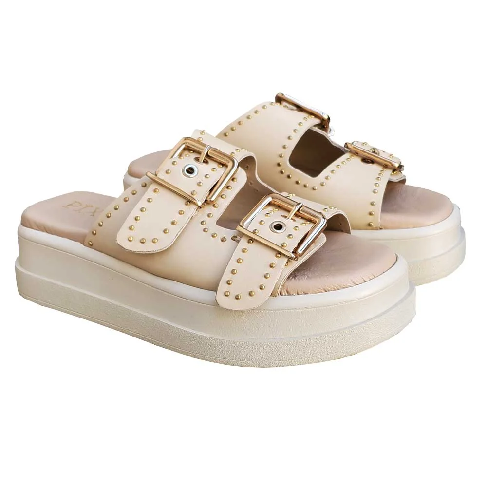 PIXY SANDAL – 581908-PIXY-BEIGE NAPA