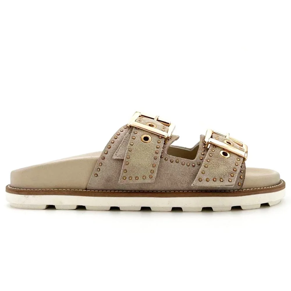 PIXY SANDAL – 501102-PIXY-BEIGE SUEDE