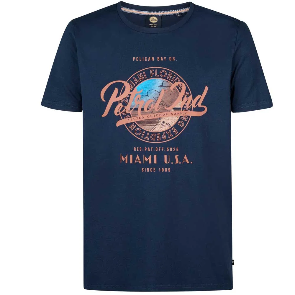 PETROL MEN T-SHIRT SS PRINT – M-1050-TSR602-5178