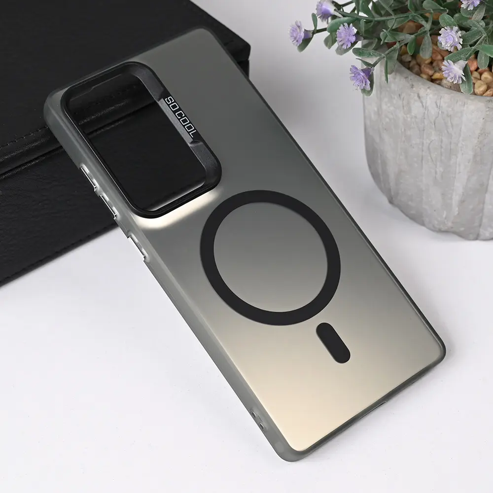 Maska za Samsung Galaxy S25 Ultra Magsafe Clear crna