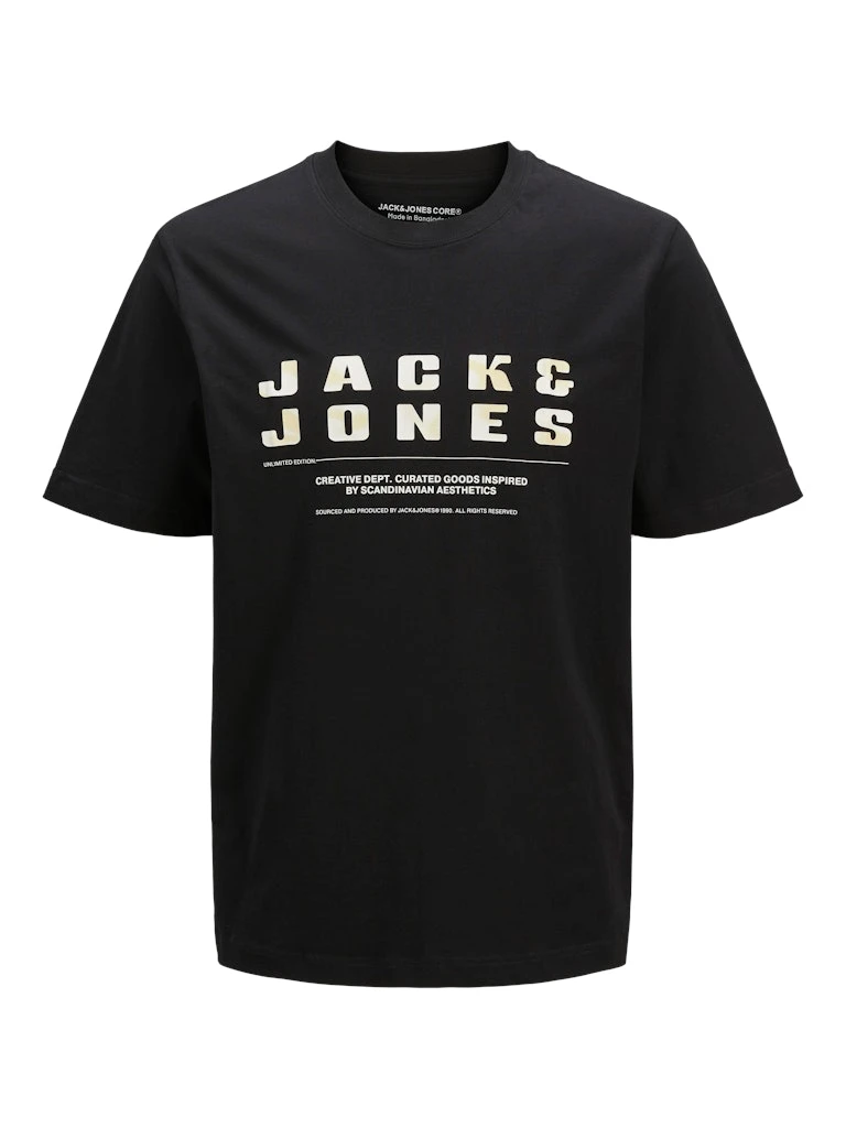 JACK & JONES JUNIOR Majica za dečake 12274730, Crna