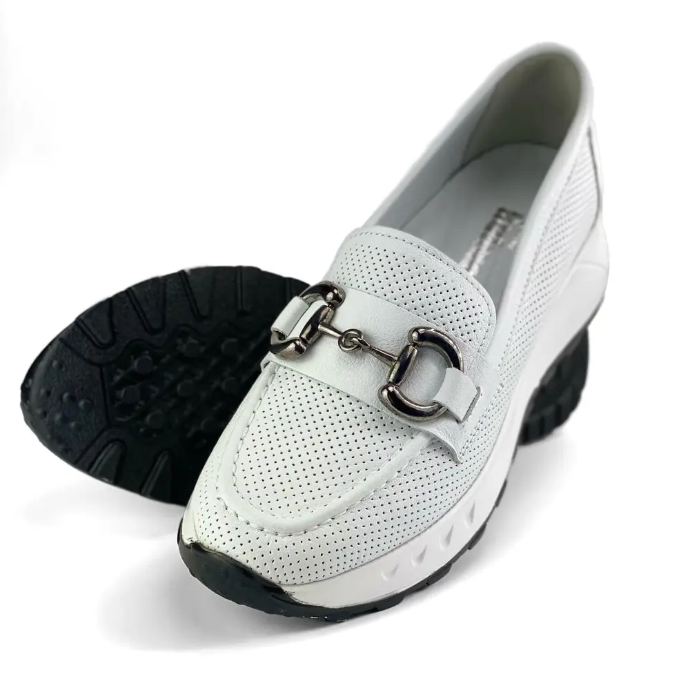 Mona Shoes Ženske cipele, Kožne, Bele