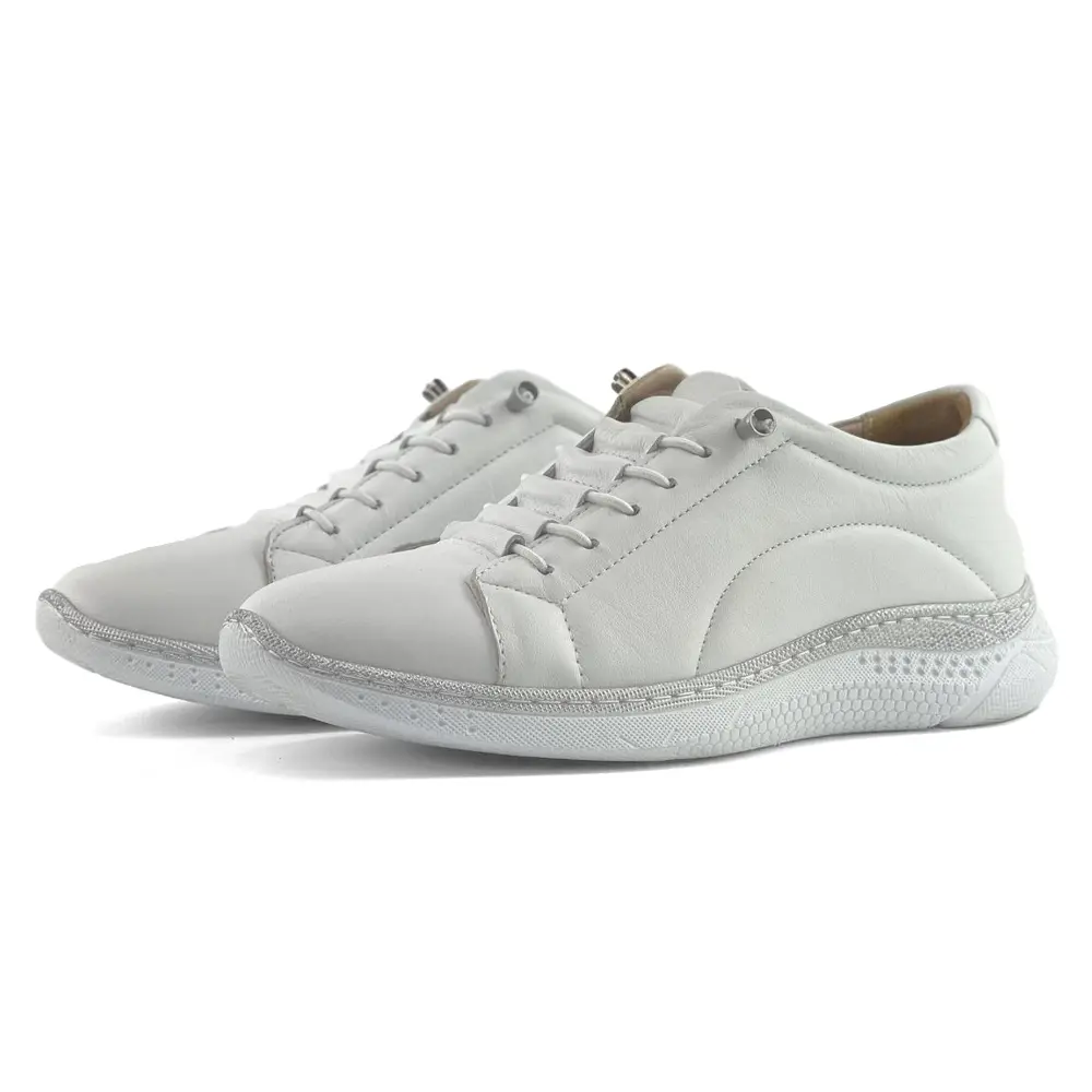 Mona Shoes Ženske patike, Kožne, Bele