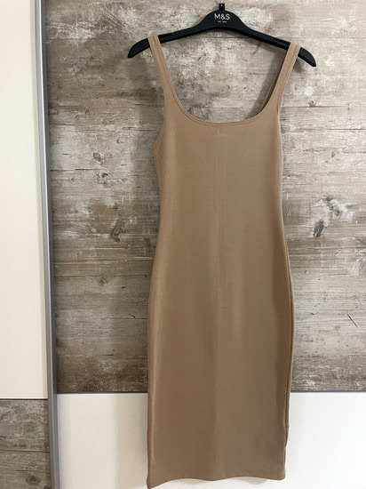 ZARA Nude haljina vel.S