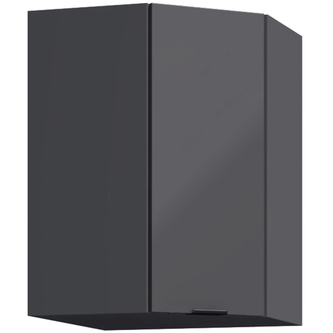 Loft II GR ugaoni viseci element 1vrata 52,5x52,5x72 Grafit siva