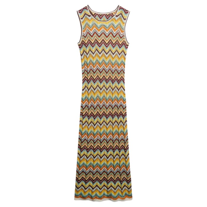 Superdry Zig Zag Knit Midi haljina