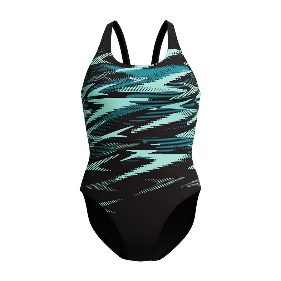 Speedo Hyper Boom Placement Dark Teal Green
