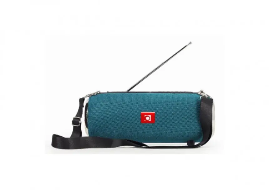 SPK-BT-17-G Gembird Portable Bluetooth speaker +handsfree 2x5W, FM, USB, SD, AUX + antena green