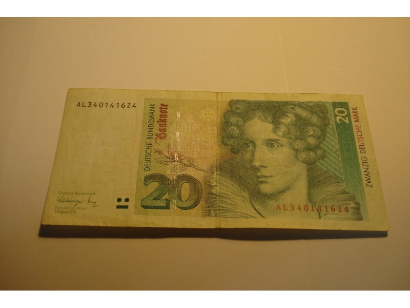 NEMAČKA - 20 MARAKA - 1991