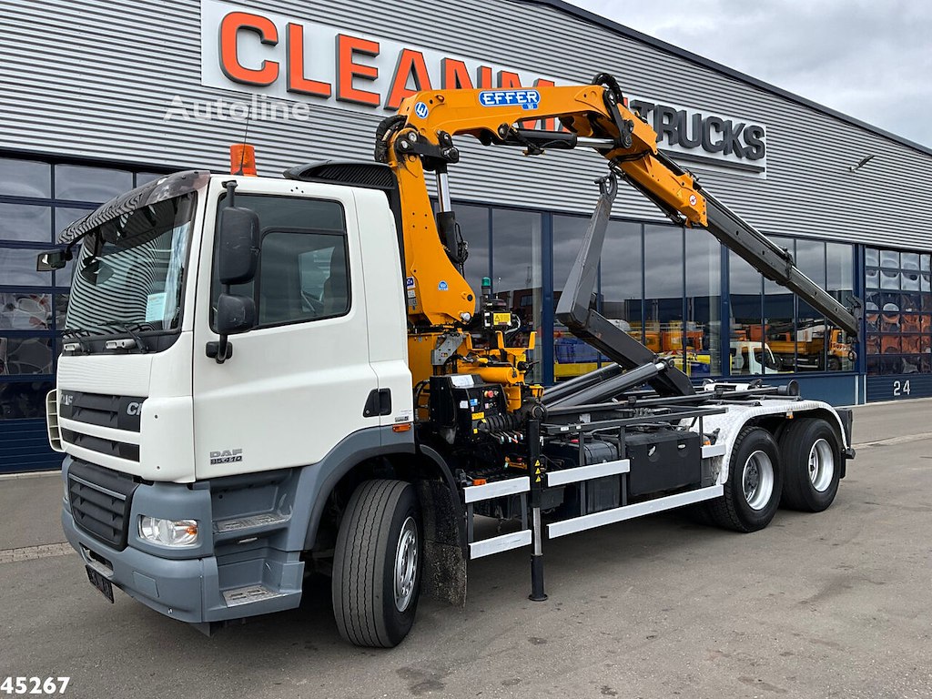 DAF FAS 85 CF 410 Effer 16 Tonmeter laadkraan kamion rol kiper